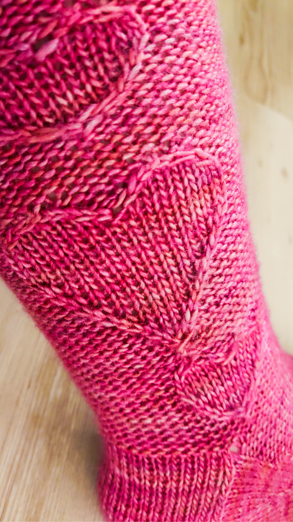 All Things Held Dear - Heart Cable Knit Sock Knitting Pattern ...